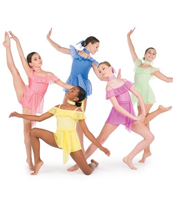 Short Solid Tween Lyrical Dance Costume | A Wish Come True