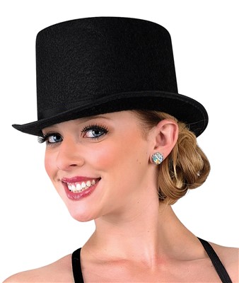 Black Top Hat Dance Costume Accessory | A Wish Come True